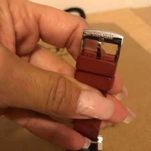 Coach | Accessories | Authentic Coach Red Watch Womans | Poshmark